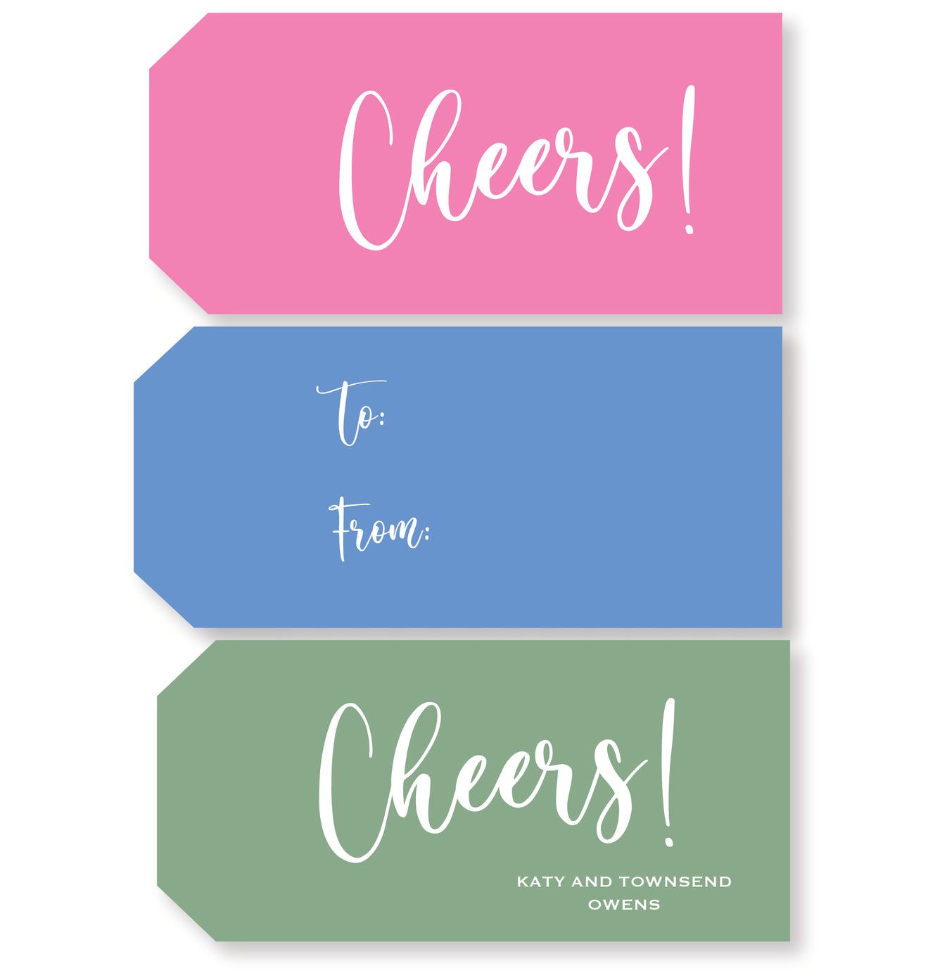 Cheers Gift Tag – CreativelyKaty