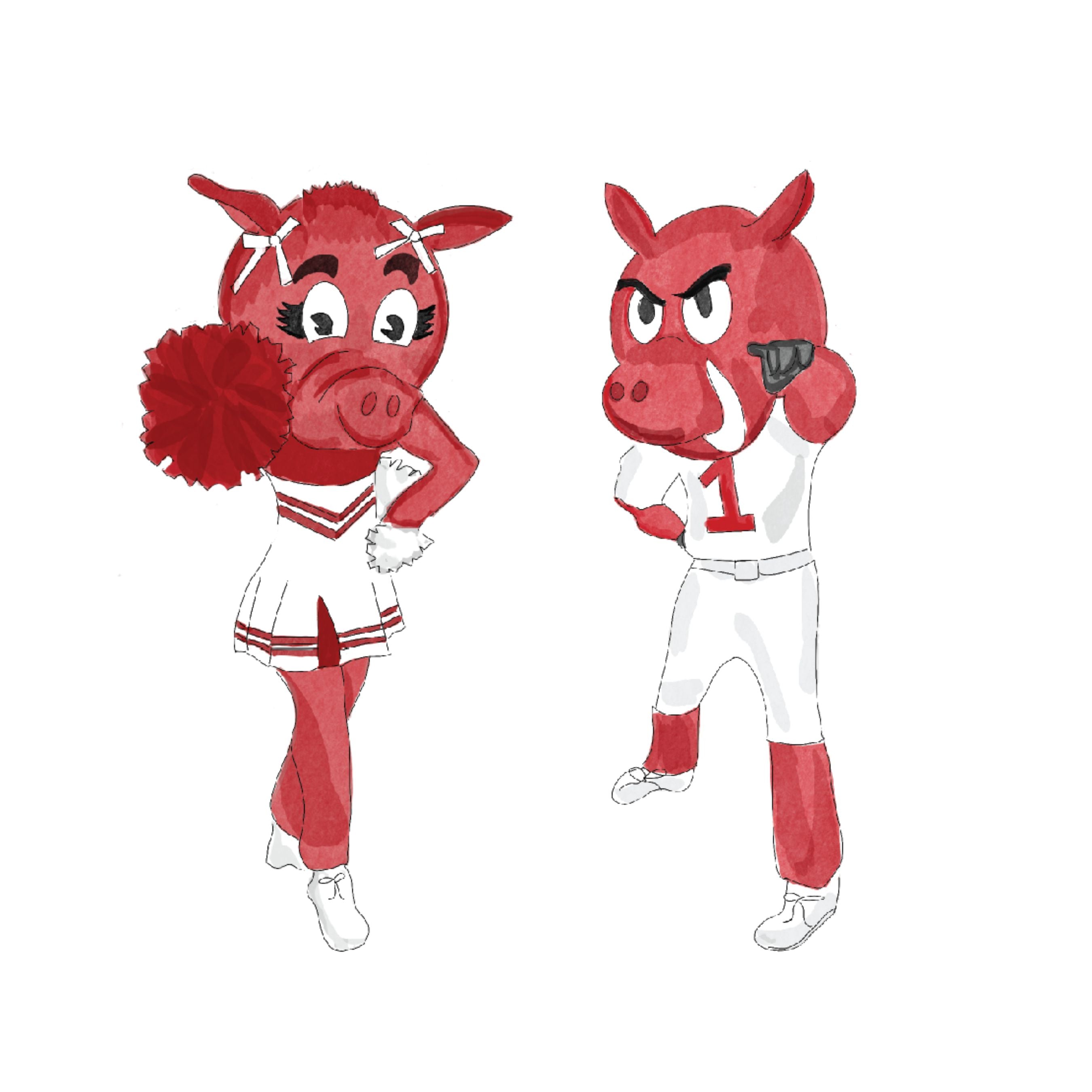 Pig Sooie Cupcake toppers – CreativelyKaty